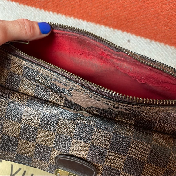 Louis Vuitton | Bags | Louis Vuitton Damier Ebene Ravello Gm Crossbody ...